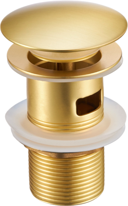 Донный клапан для раковины Milacio Ultra MCU.050. GD брашированное золото
