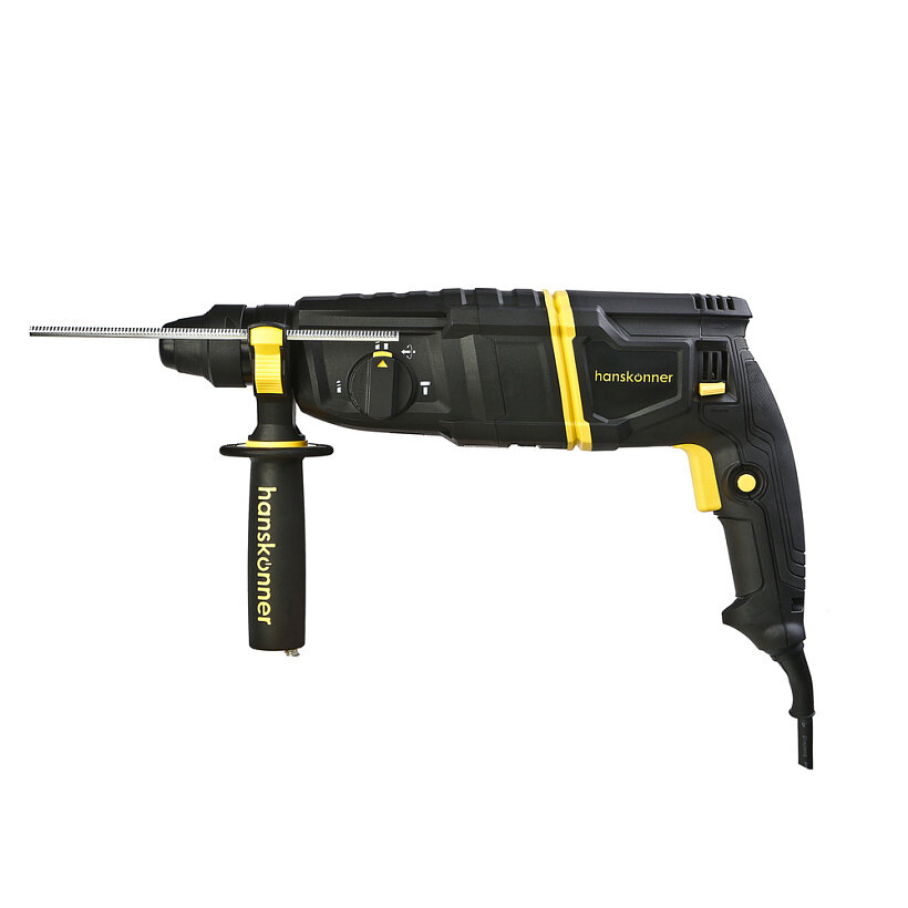 Перфоратор SDS Plus Hanskonner HRH0926AVS, 800Вт, 3Дж, виброзащита, 0-4900уд/мин, 3 режима, 4м кабель