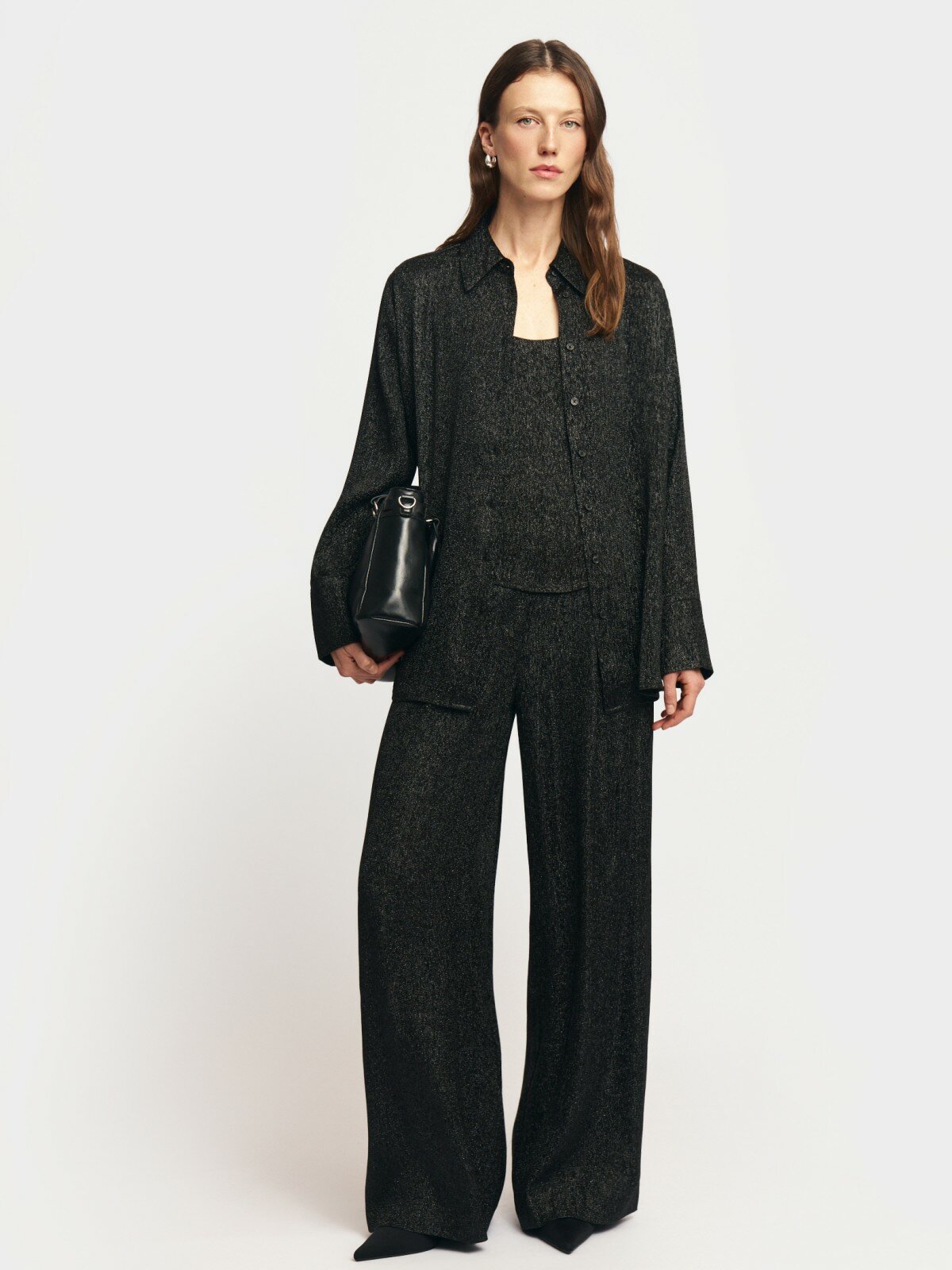 Брюки шаровары Новый год