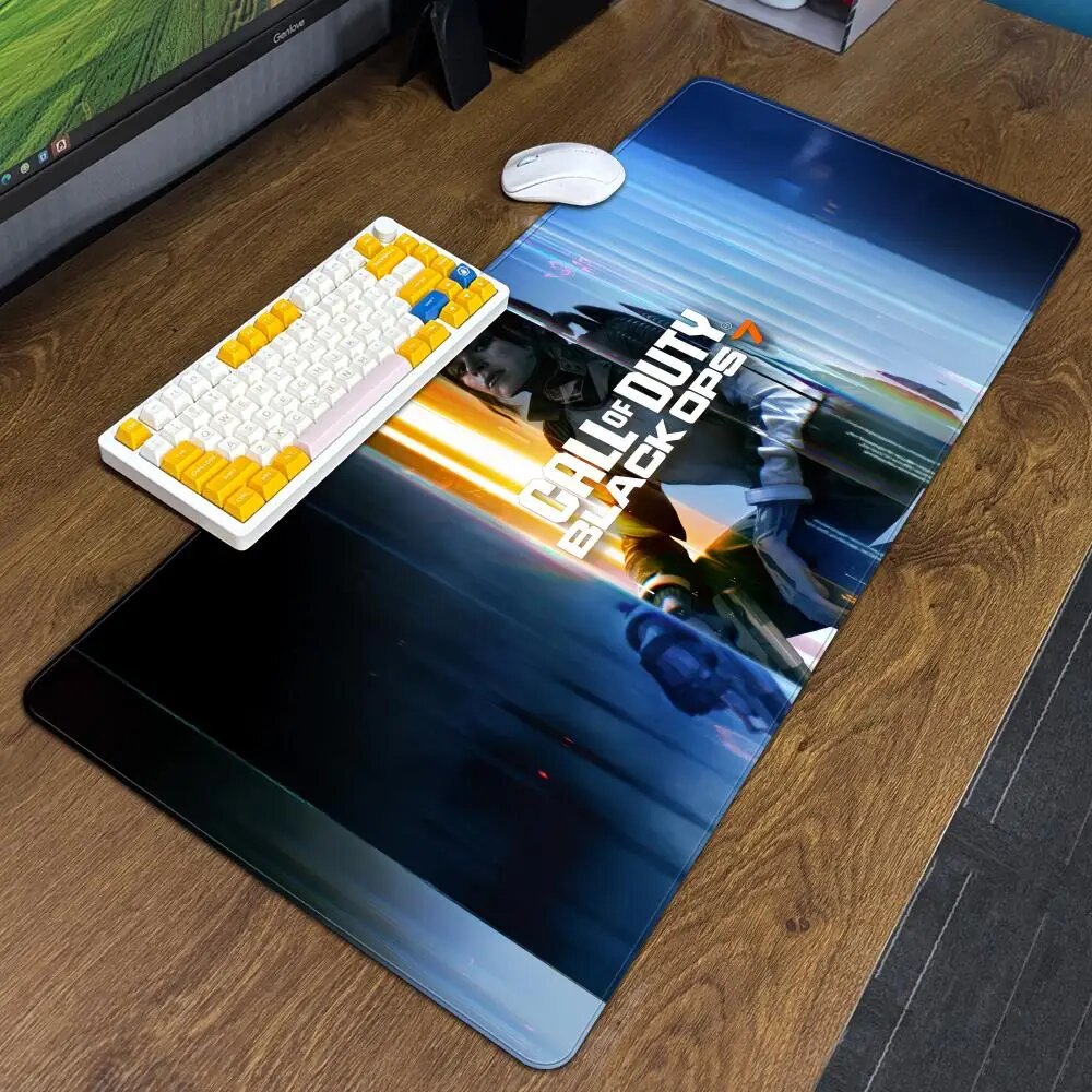 Коврик для мыши C-Call of D-Duty Black Ops 7, XXL, компьютерные аксессуары, большая клавиатура, коврик для ноутбука, стол, новый продукт, геймерские игры