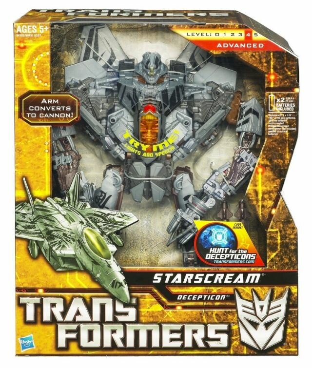 Трансформеры Игрушка хасбро Starscream Leader Class Transformers Hunt for the Decepticons HFTD