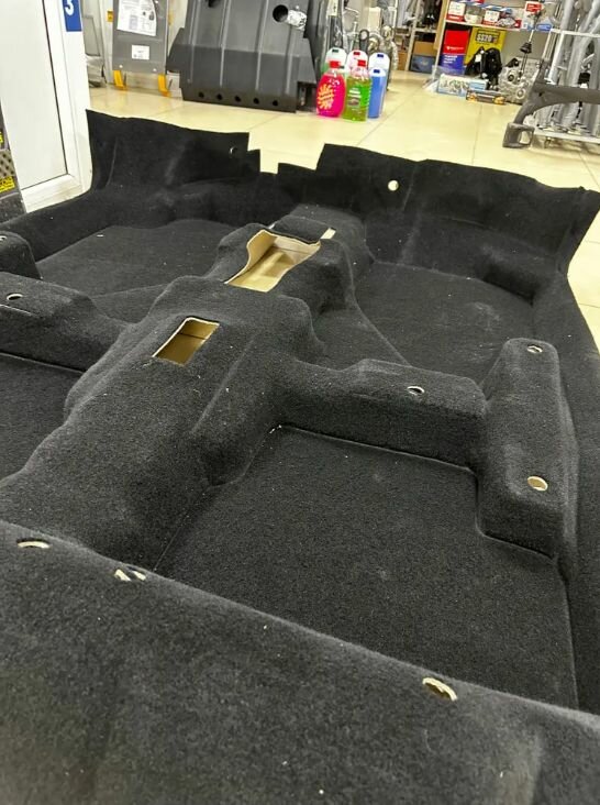 Ковролин в салон люкс 2 трёхслойный на 2190-91 формованный (+ с шумоизоляцией)