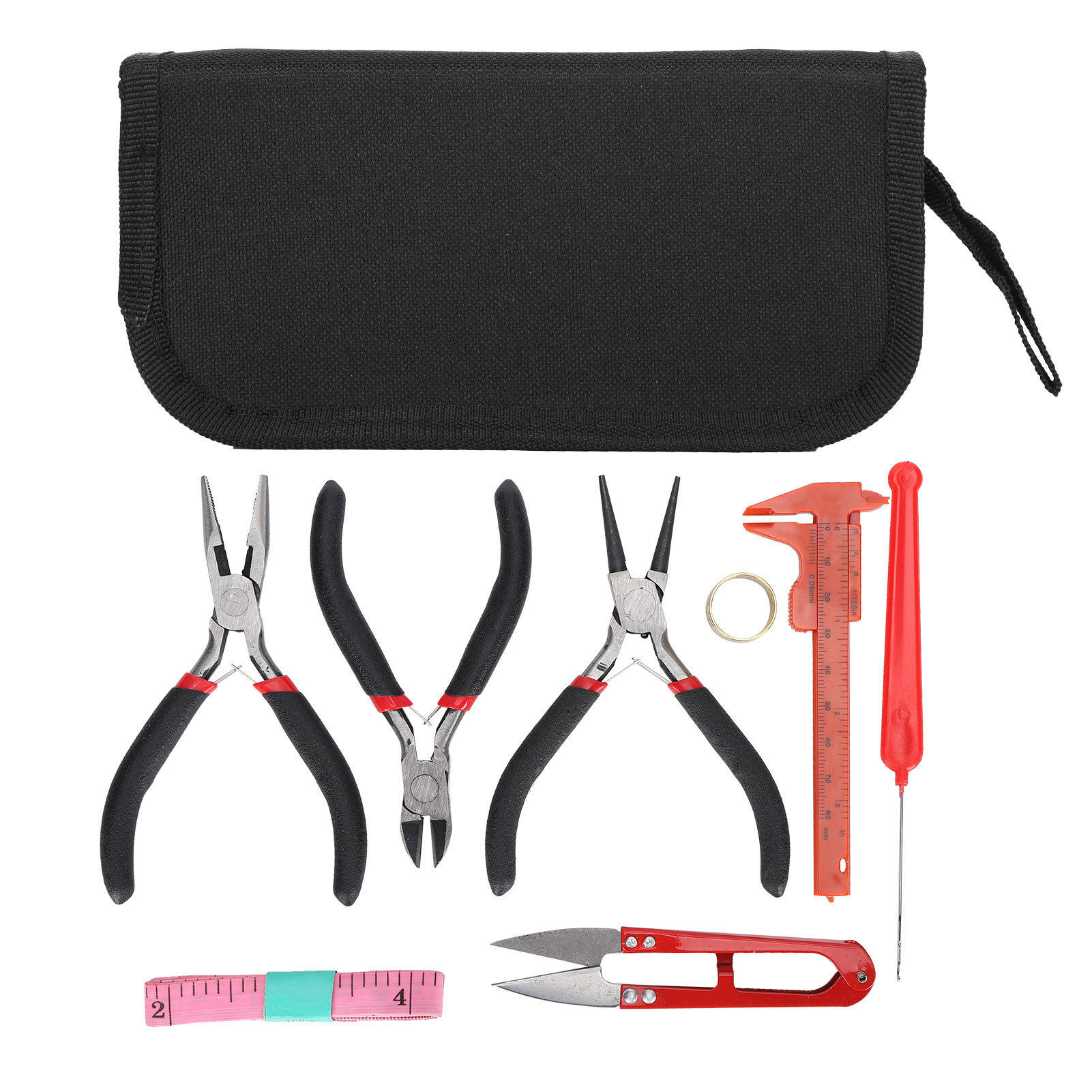 8 шт, плоскогубцы для ювелирных изделий, портативные круглые и игольчатые украшения для носа, режущие зажимные инструменты для намотки