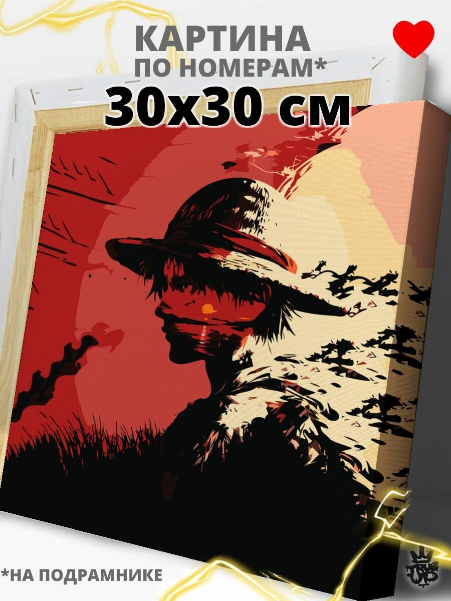ONE PIECE картина по номерам на холсте