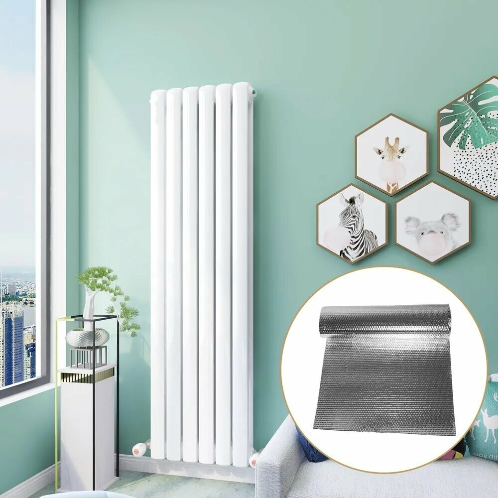 1 Упаковка Фольгированной Изоляции, Для Радиаторов, Из Алюминия