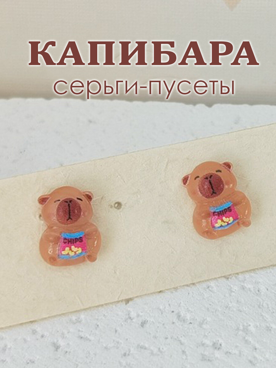 Серьги пусеты