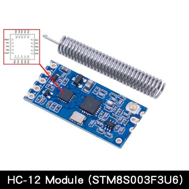 Беспроводной микроконтроллер HC-12 SI4463 EQV STM8S003F3U6
