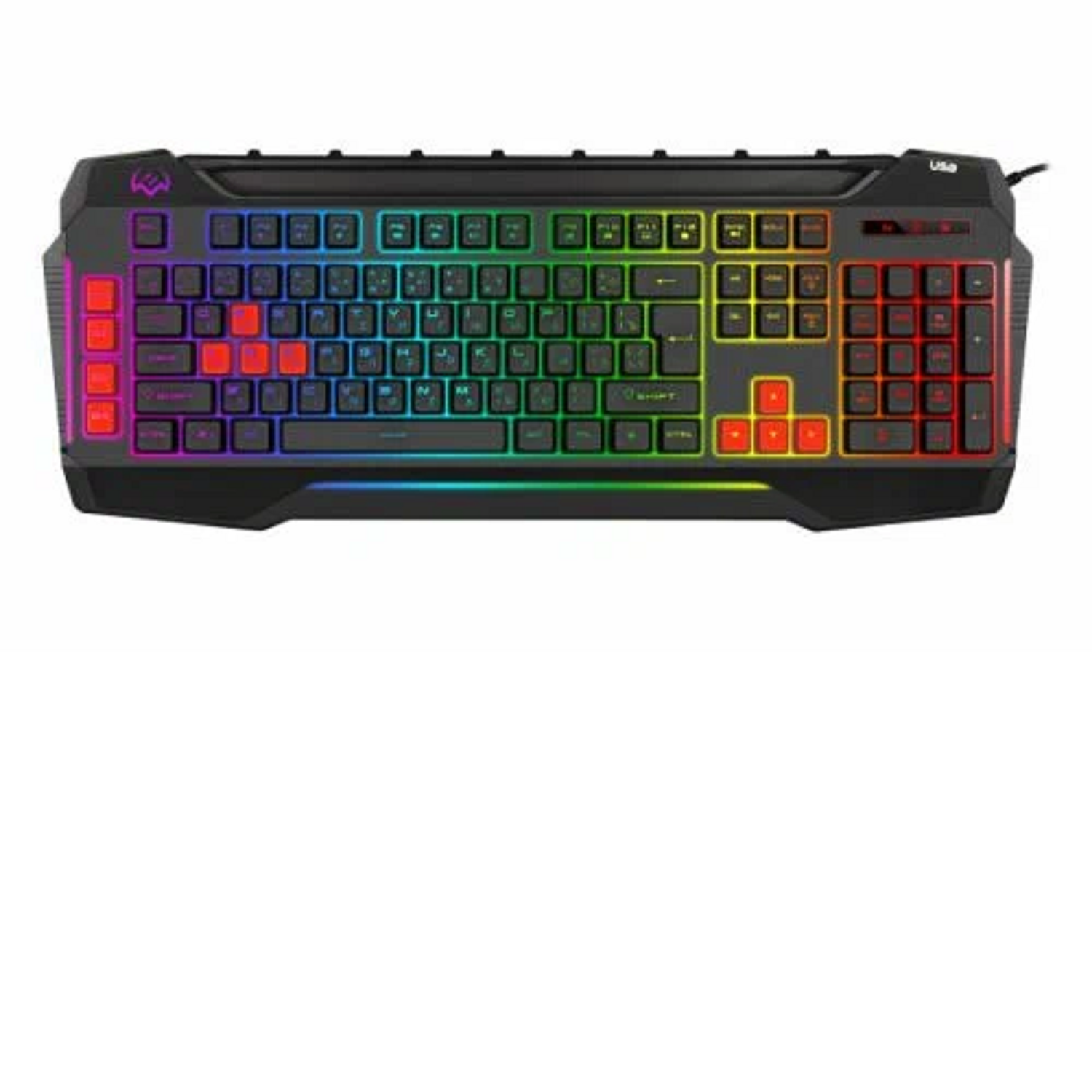 Клавиатура Sven KB-G8800 SV-017675 109 кл, макросы, RGB-подсветка, звук. индикация, USB-порт