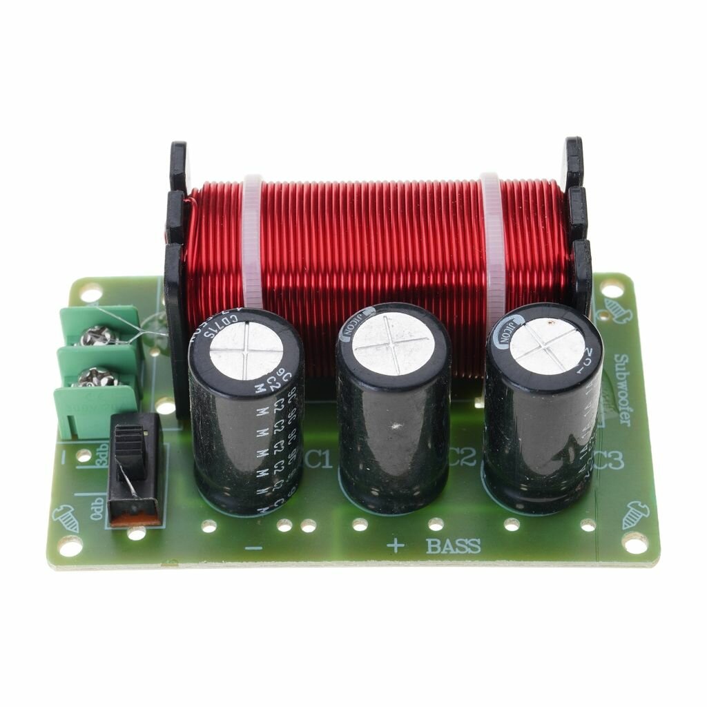 Избыточный вес сабвуфера динамик кроссовер с регулируемой частотой низких частот