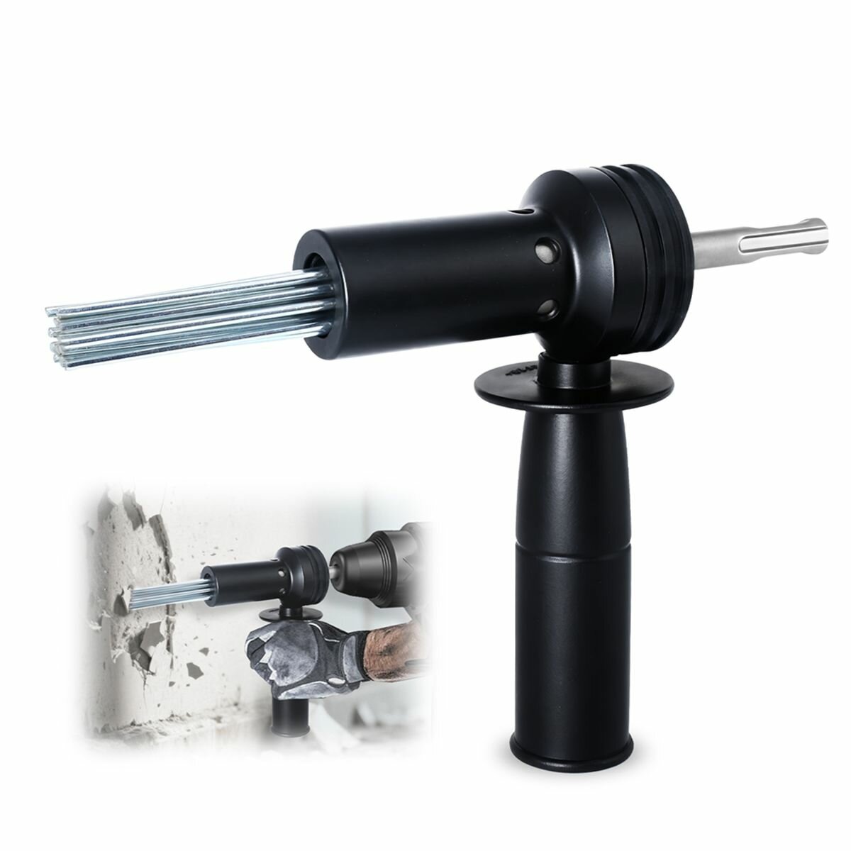 Адаптер Для Игольчатого Зачистного Молотка SDS Plus С Электрическим Приводом