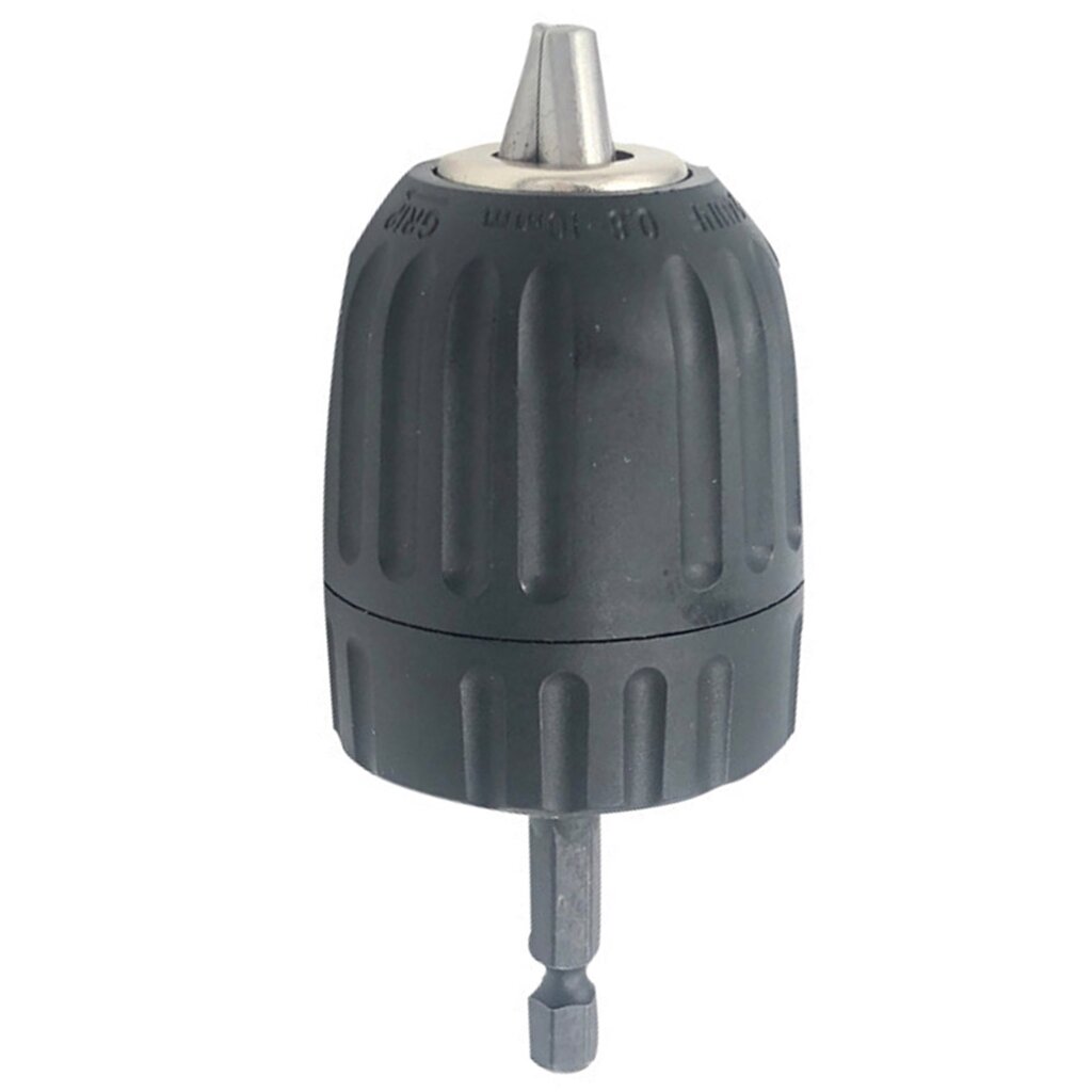 Сверлильные Патроны Ручной Затяжки Адаптер-Преобразователь с Шестигранным Хвостовиком Подходит для Электрических Дрелей и Отверток Емкостью 10 мм