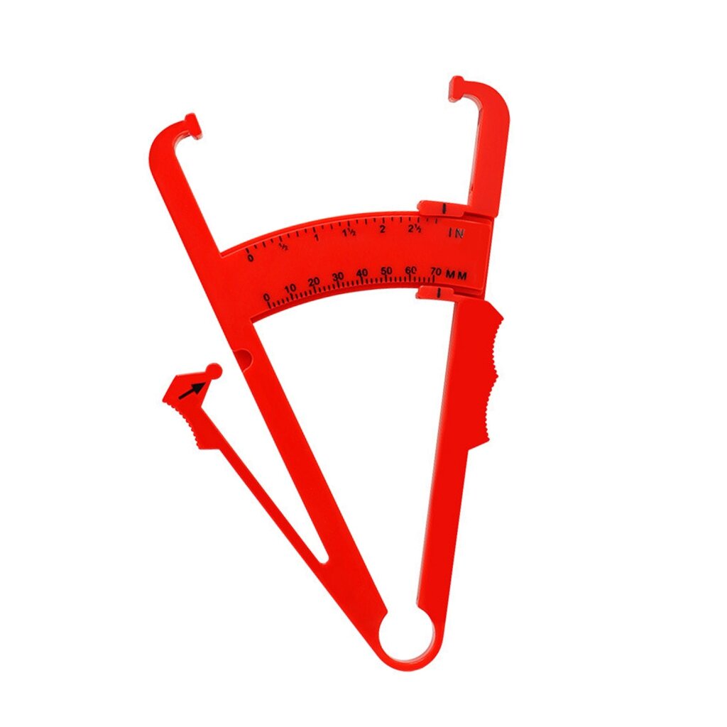 Высококачественный пластиковый штангенциркуль для кожных складок, Двойная измерительная система, Портативный анализ жировых отложений для тренеров, Оборудование для домашнего тренажерного зала