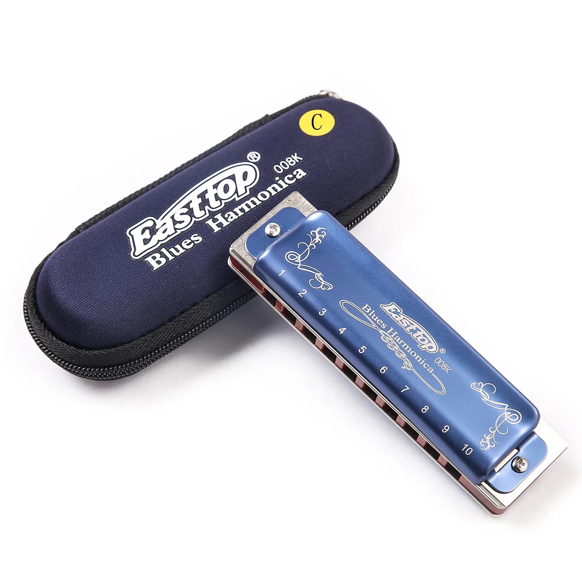 Easttop Blues Harmonica C синяя 10-отверстий