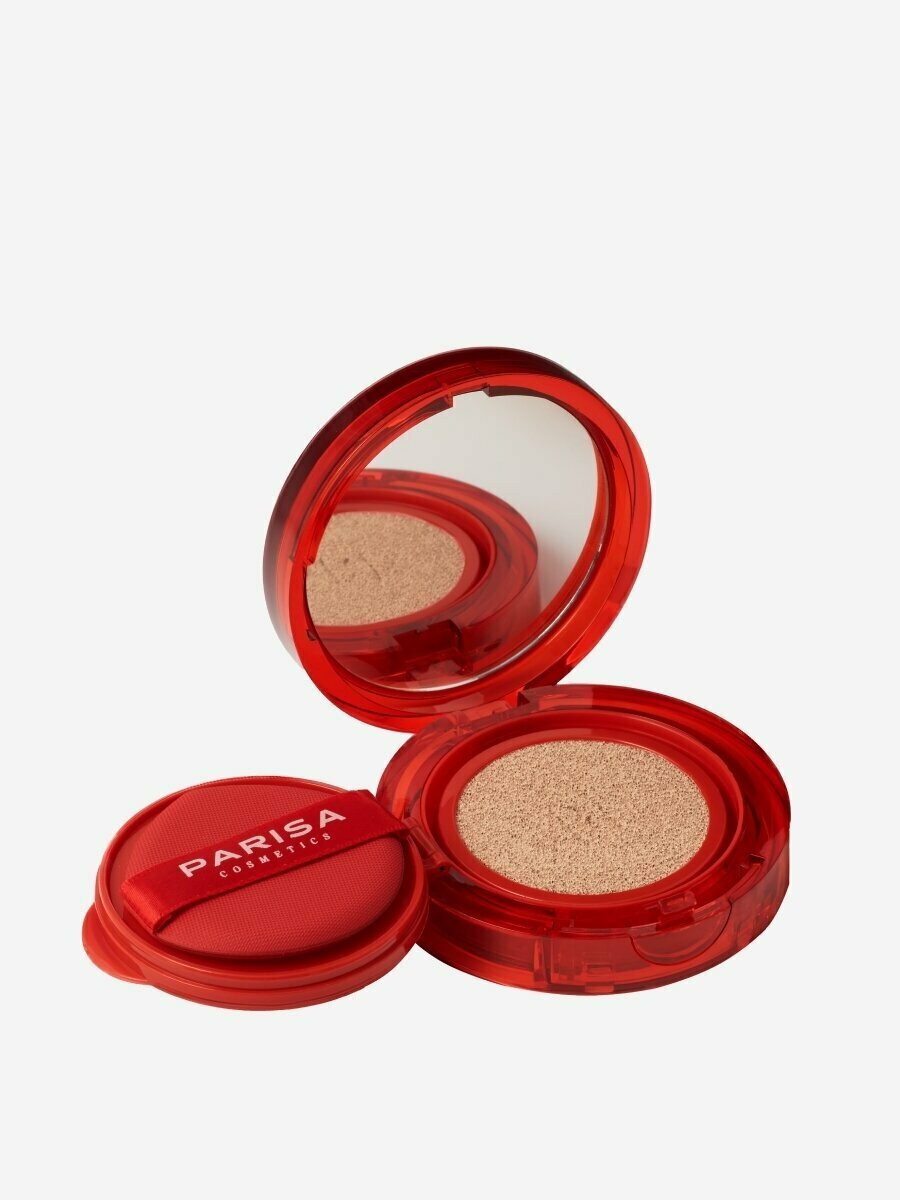 Кушон тональный Parisa Ever Glow Face-filter, SPF50, тон: 401 Soft Beige, 13г