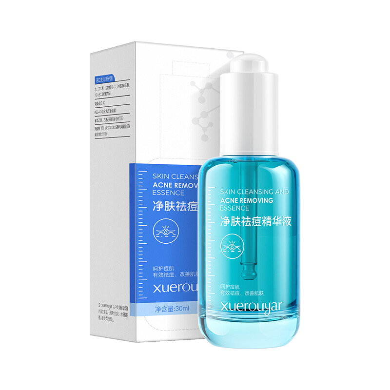 Эссенция для лечения акне Xuerouya, сужающая поры, уменьшающая шрамы от акне, травяная глицериновая оригинальная раствор