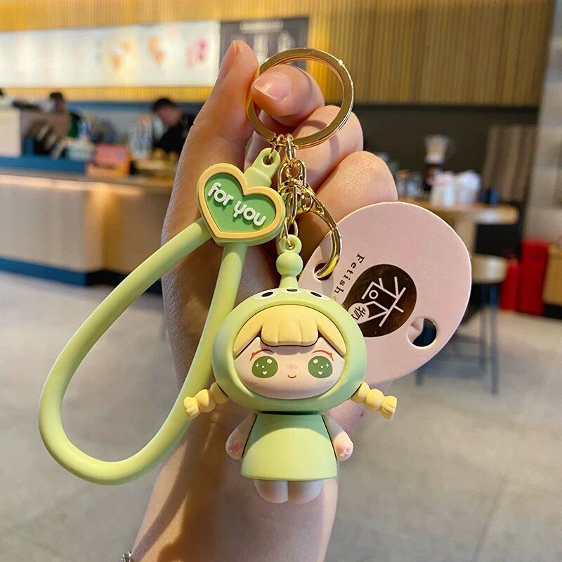 Новый брелок Nini Paradise 2025 для женщин, изысканный кулон для рюкзака, милые аксессуары для ключей Подлинный брелок