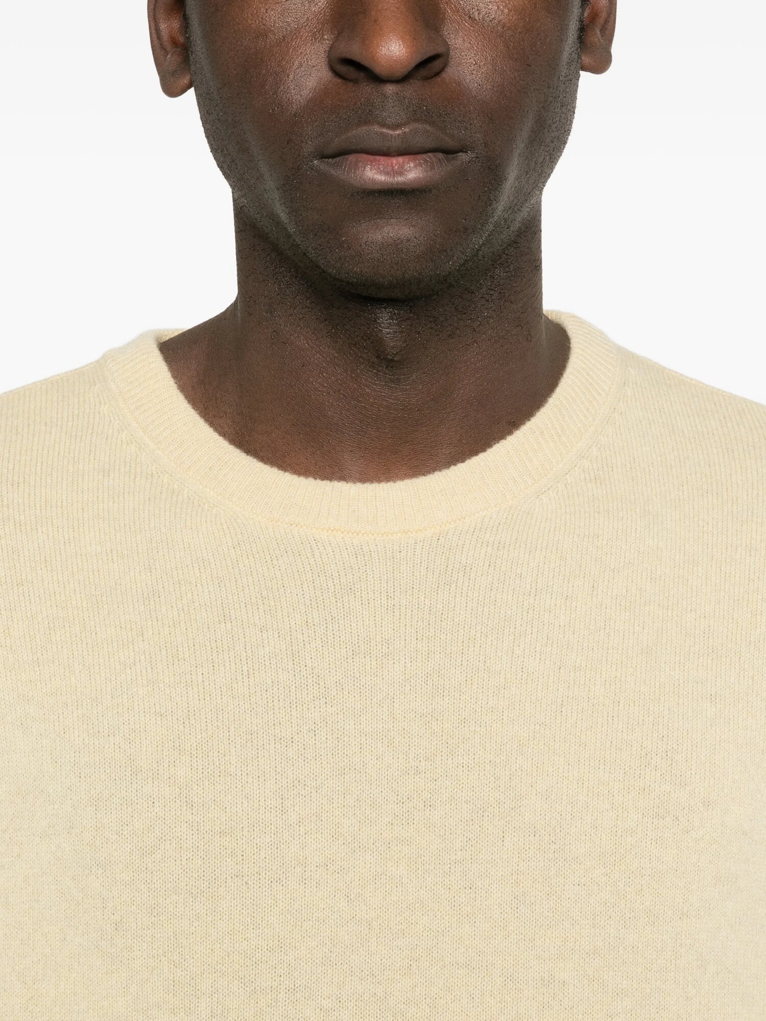 Свитер LEMAIRE Crew neck sweater, размер M, , Желтый — фото 1