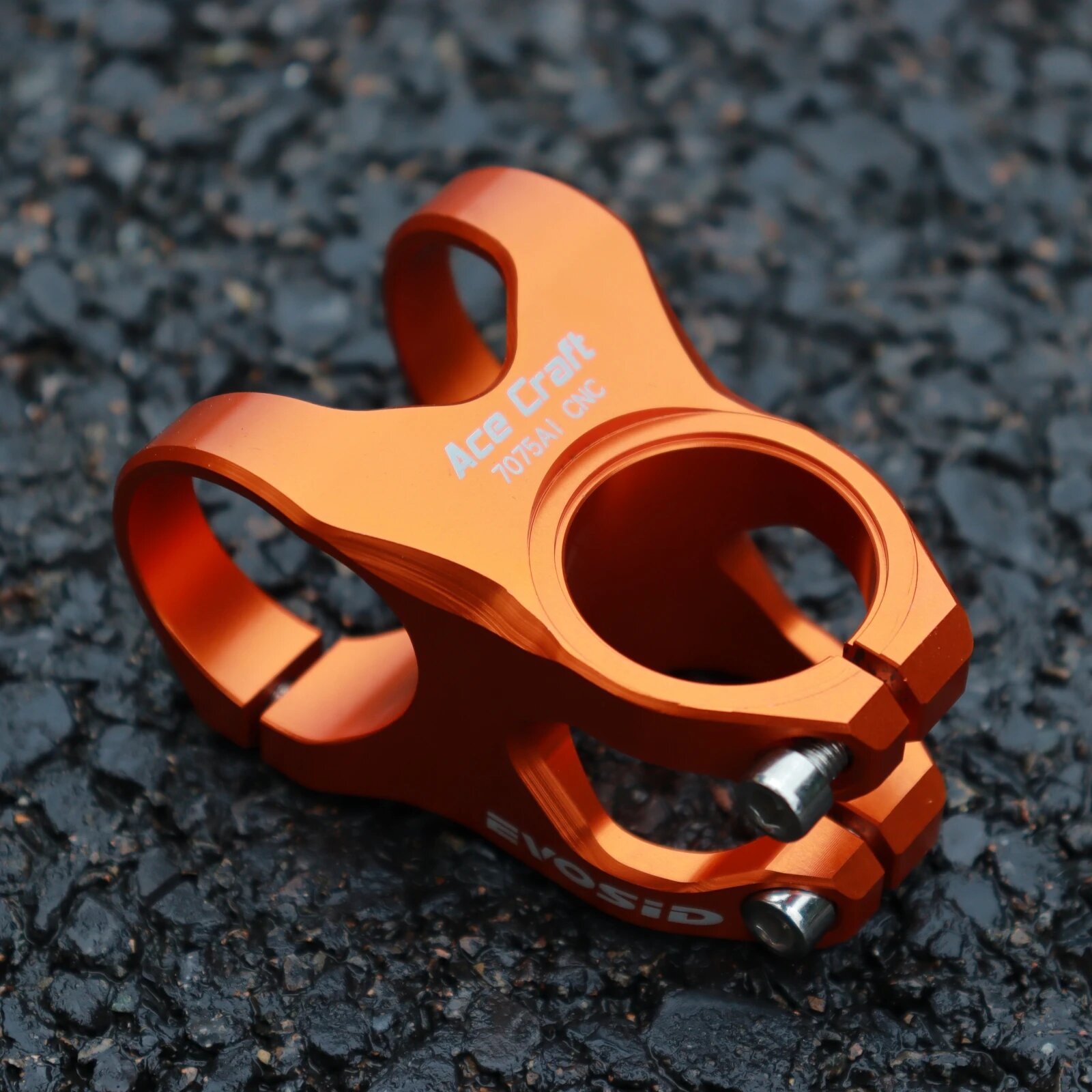 EVOSID ACE CRAFT Вынос руля для горного велосипеда 31,8 мм красный Оранжевый, Orange Stem