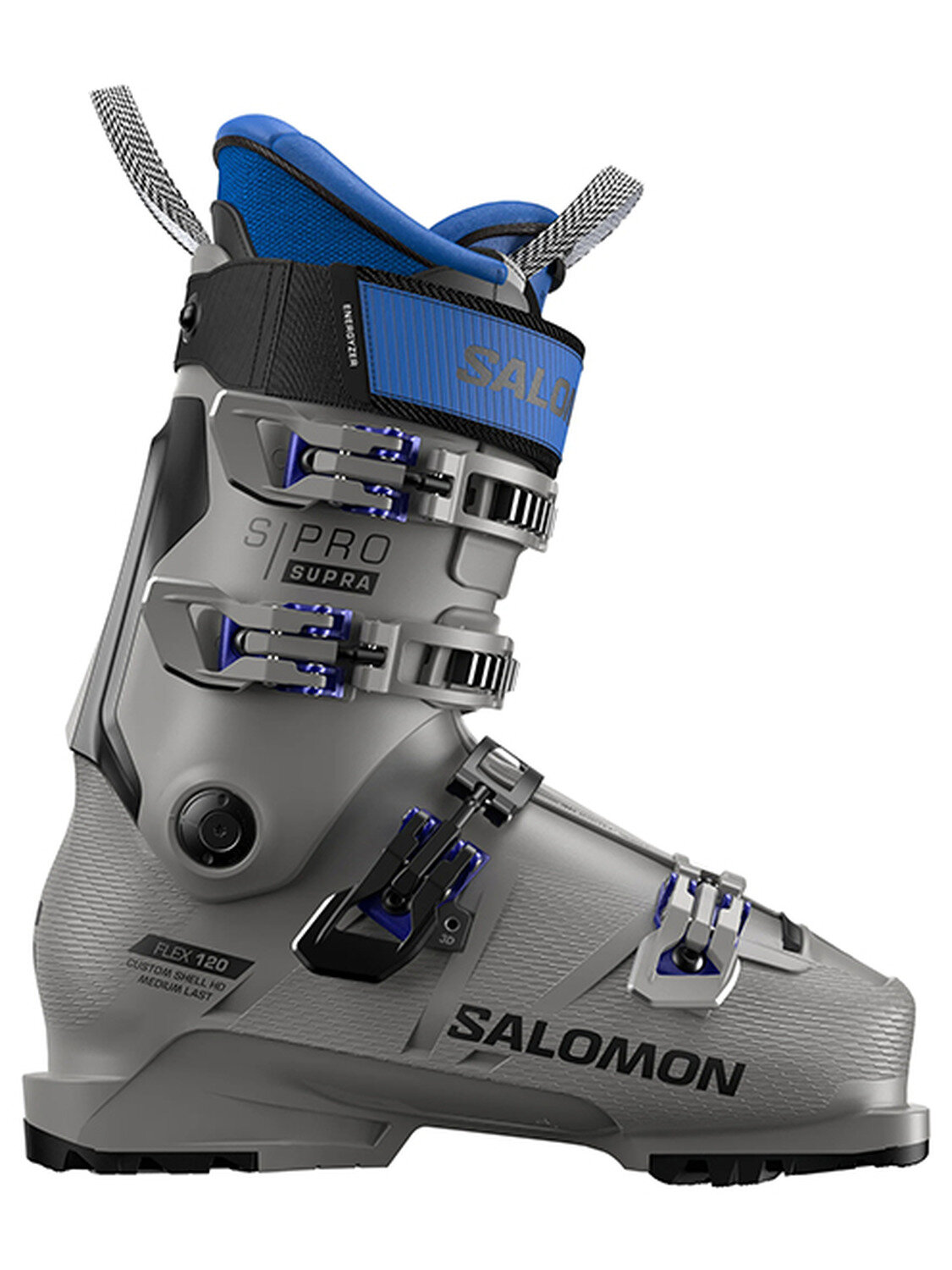 Горнолыжные ботинки Salomon S/Pro Supra 120 GW Steel Grey/Black/Race Blue 25/26 , для мужчин , серый