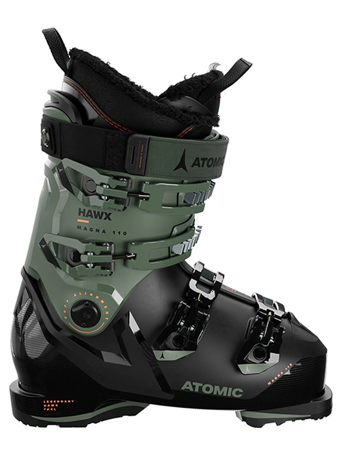 Горнолыжные ботинки Atomic Hawx Magna 110 GW Black Army/Green/Orange 24/25 , для мужчин , хаки
