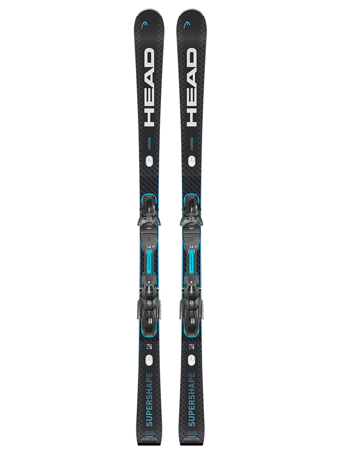 Горные лыжи с креплениями Head Supershape e-Speed SW BB-PR + PRD 12 GW 25/26 , для мужчин , Серый