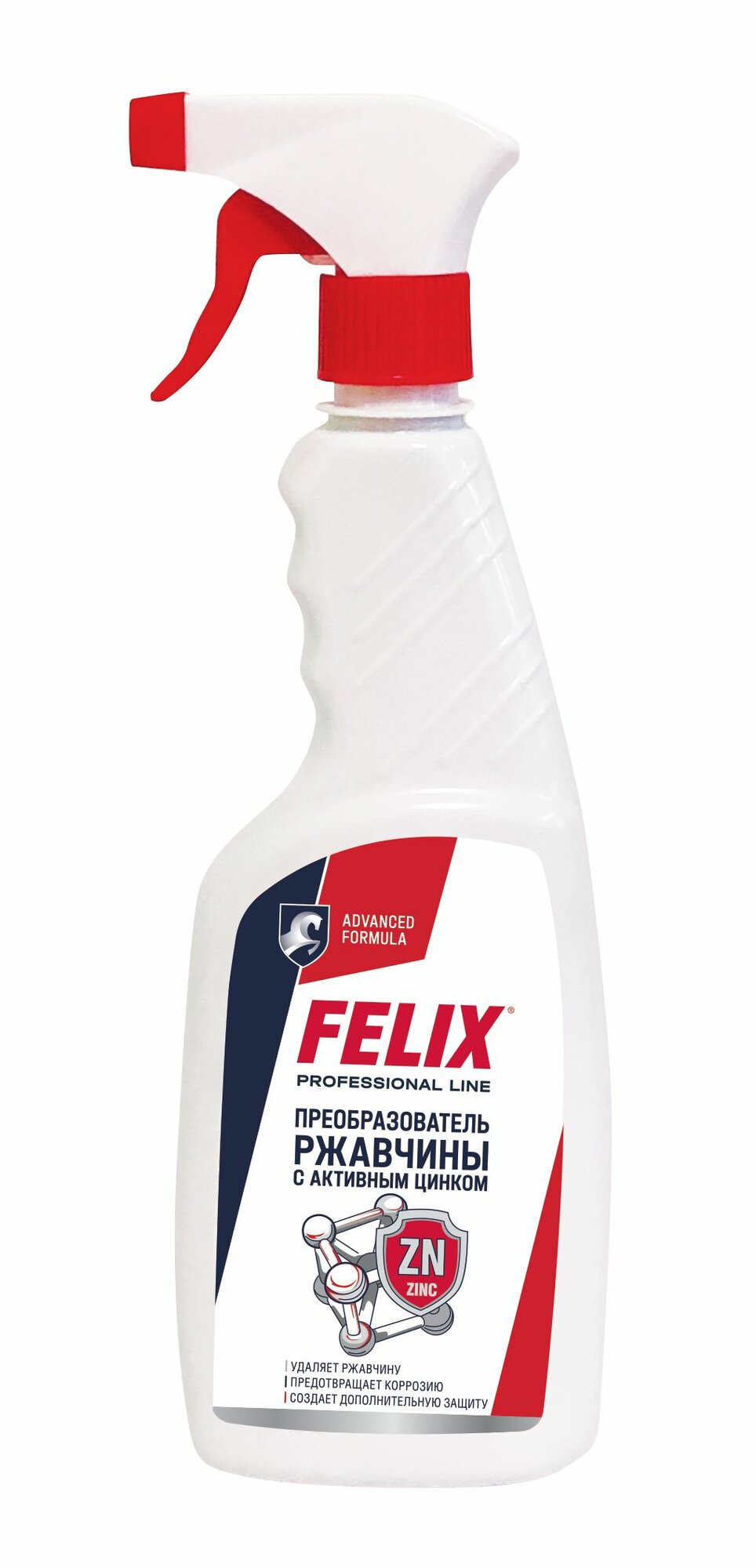 Преобразователь ржавчины с цинком триггер (Felix) 500мл
