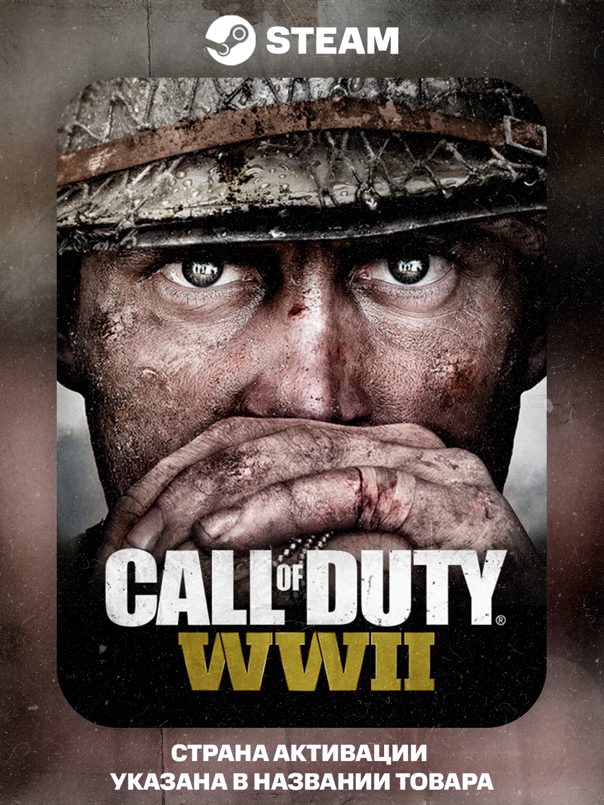 Игра Call of Duty: WWII Standard Edition Подарок для Аккаунта Steam PC (ПК) | Страна Активации Россия