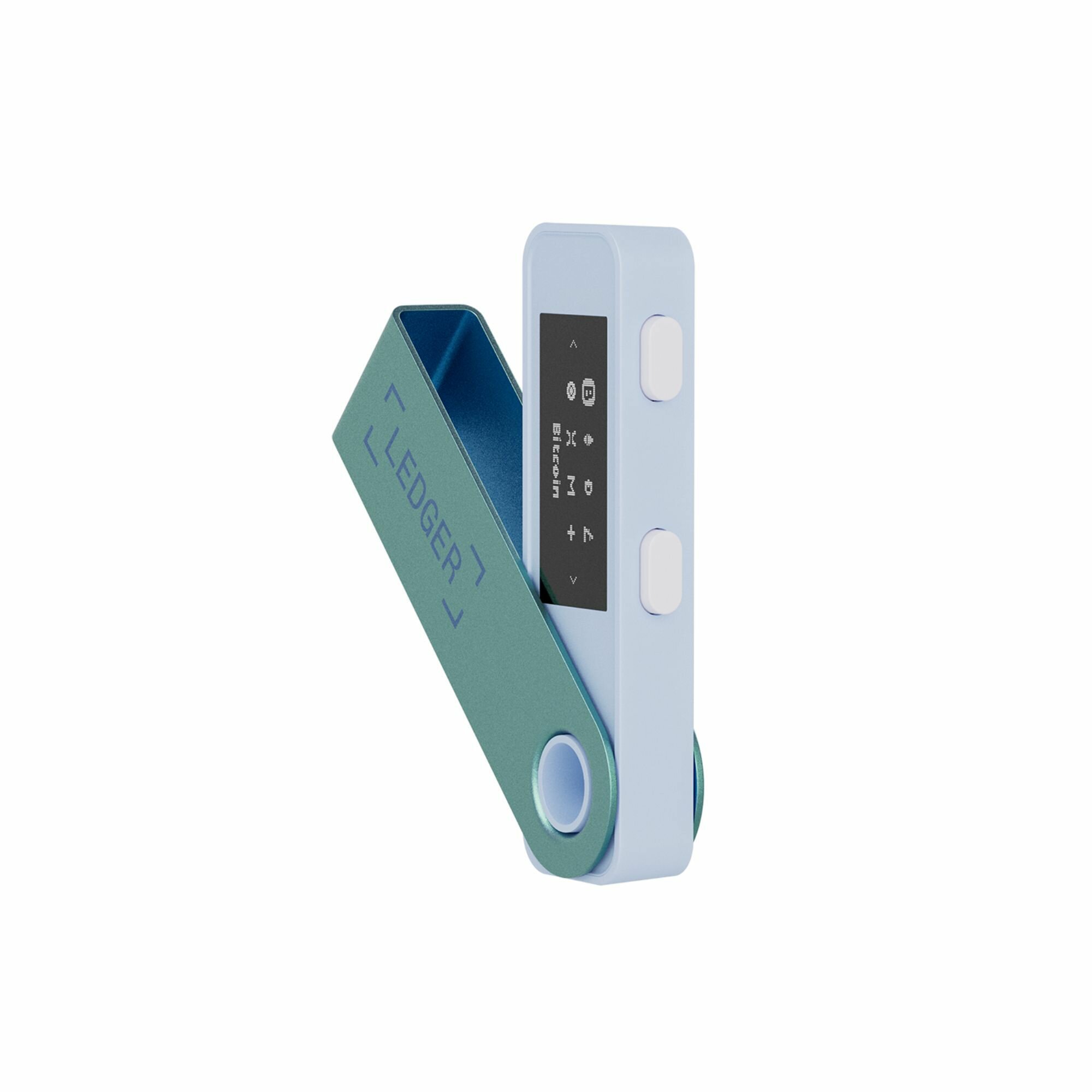Аппаратный кошелек для криптовалюты Ledger Nano S Plus Pastel Green 2024 - от официального реселлера CAPSLOCKS