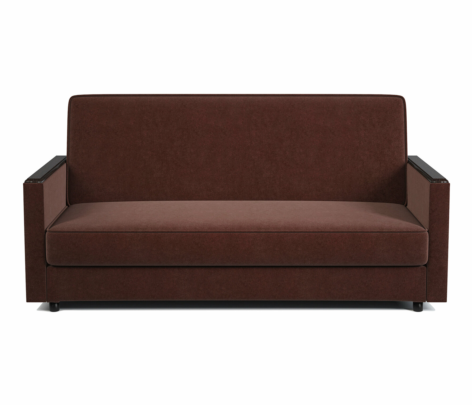 Диван-кровать книжка Классика Д 120 велюр Дрим шоколад