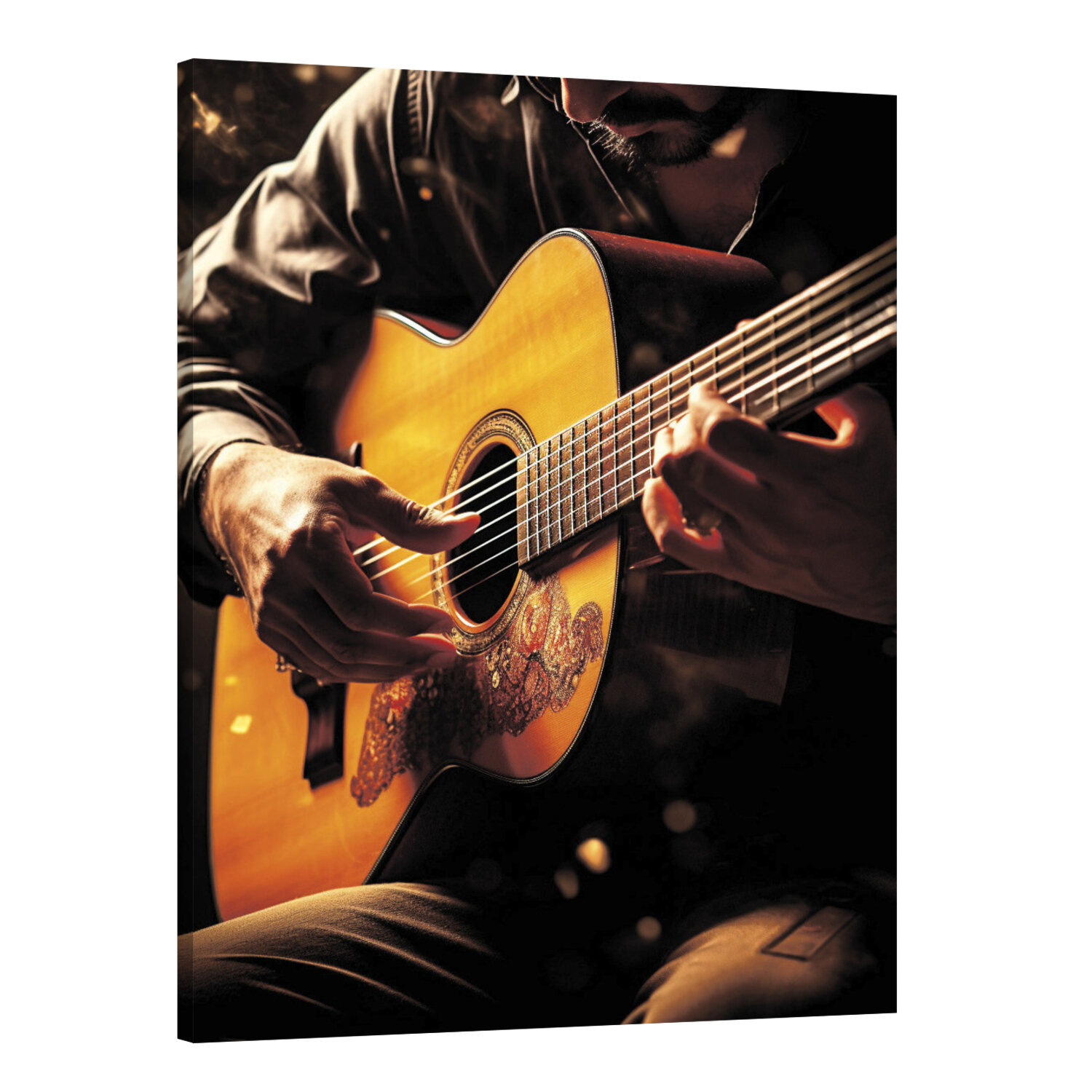 Интерьерная картина 50х70 "гитара"