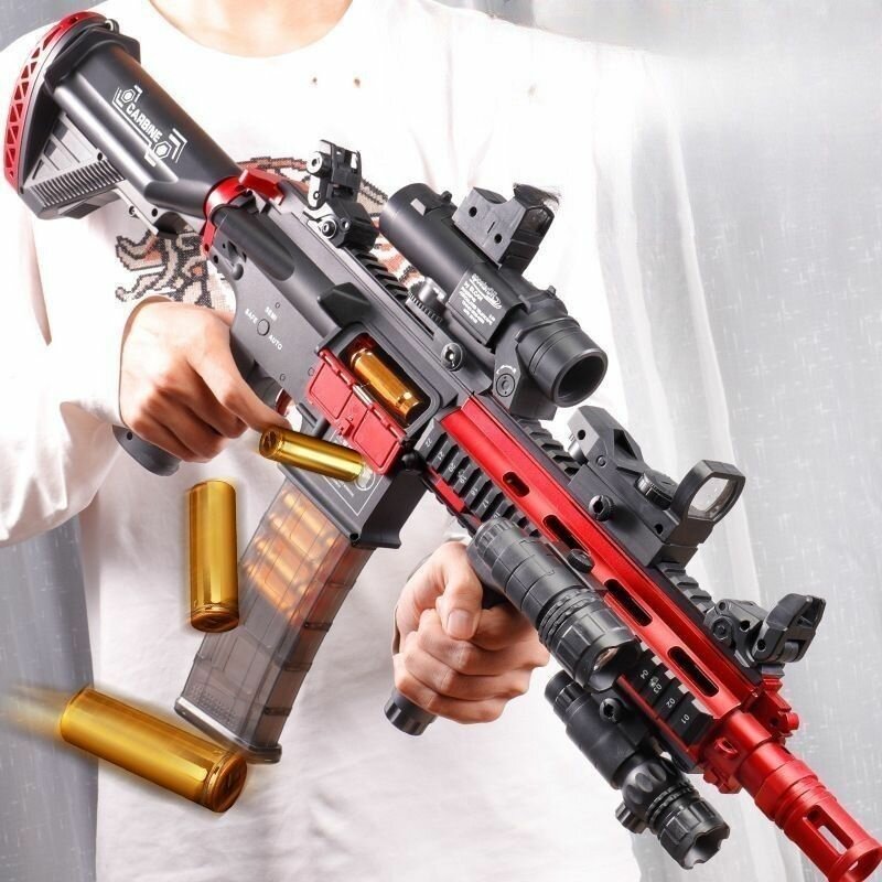 Игрушечный пистолет M4A1, гидрогелевый, чёрный, с аксессуарами