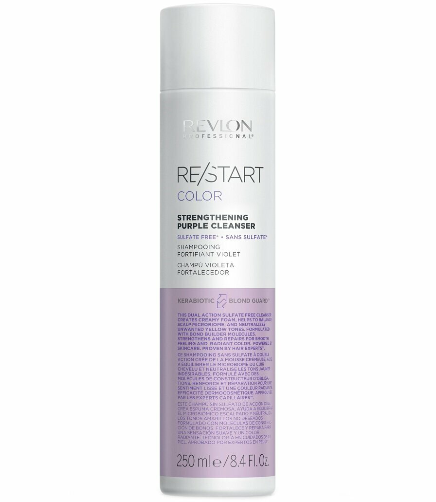 Revlon Professional Укрепляющий фиолетовый шампунь Purple Cleanser, 250 мл