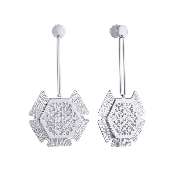 Серьги, серебро, 925 проба