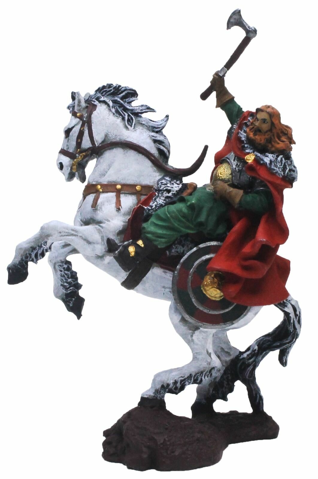 Конный викинг 850 г. н. э. оловянный солдатик сувенирный покрас