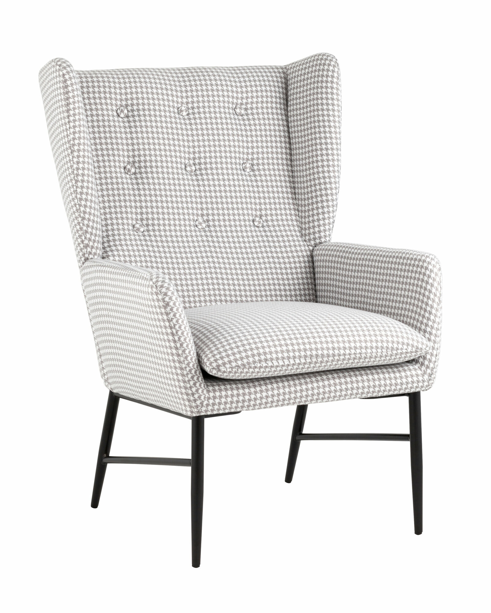 Кресло STOOL GROUP Мэйден гусиная лапка серый 6612834901