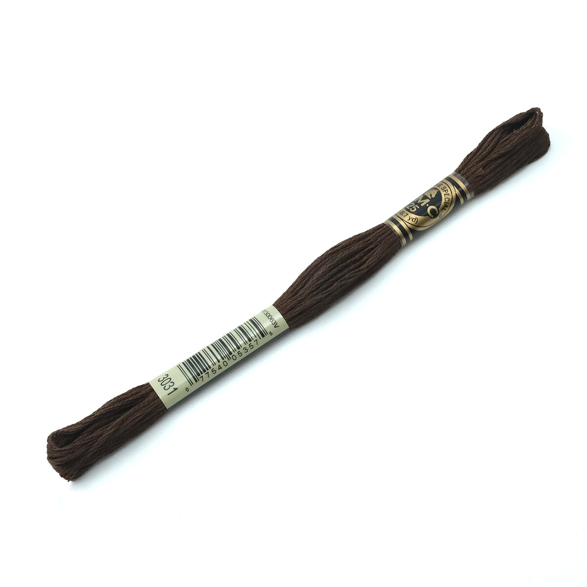 Мулине одноцветный набор DMC 117, мерсеризованный хлопок, 8 м (3031), 12 шт