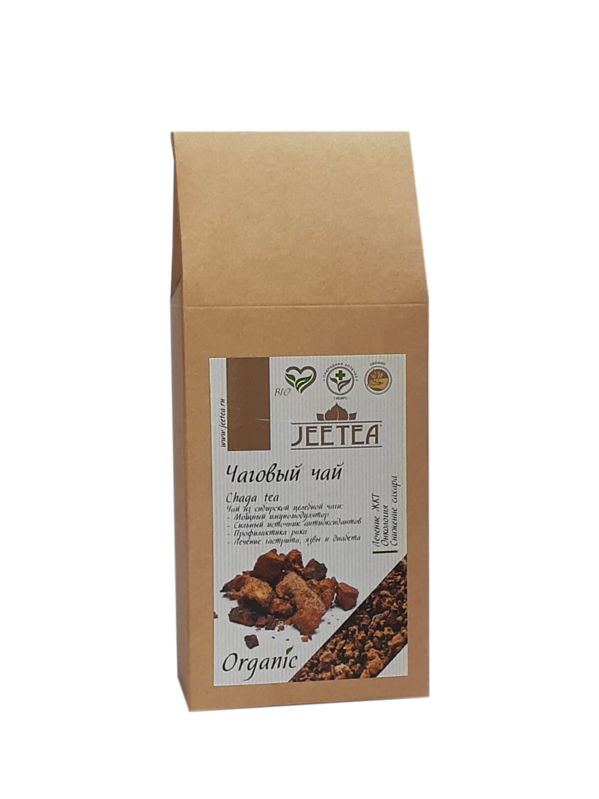 Чай JEETEA Чаговый 160 гр ( 2 по 80 гр )