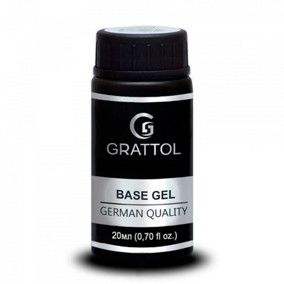 Grattol Базовое покрытие Rubber Base Gel Extra Cremnium, прозрачный, 20 мл
