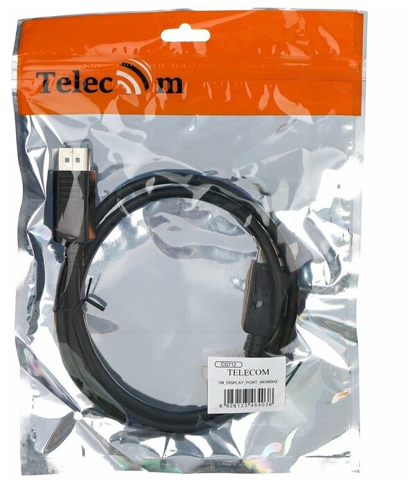 Telecom Кабель DisplayPort Telecom CG712 (1.0м) (ret)