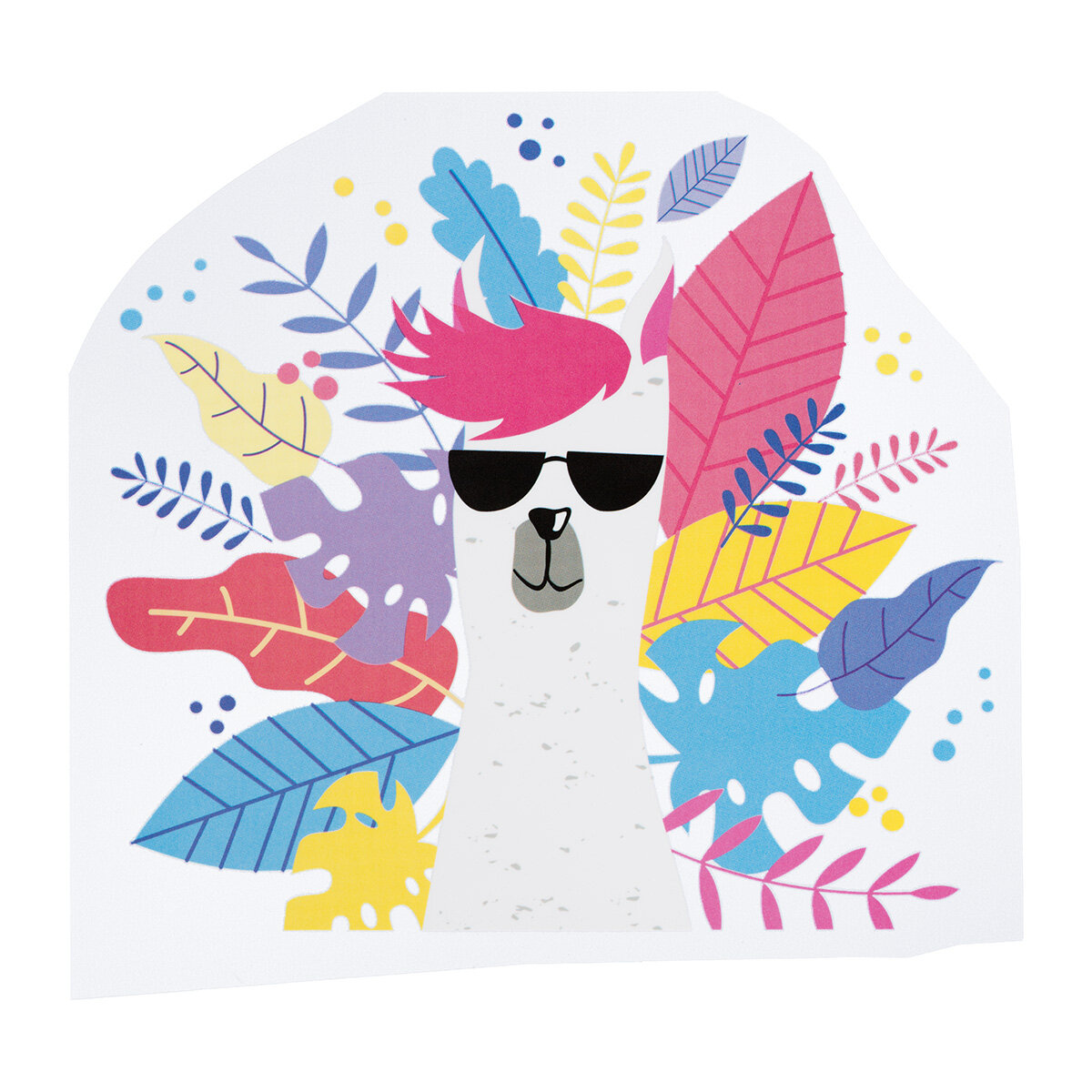 Термотрансфер "Gamma" "M" М-322 лама в очках 18х16.4 см