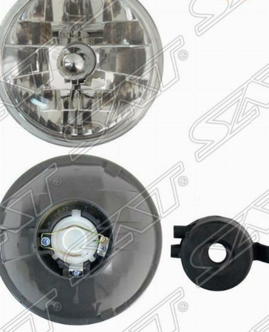 Фара Mitsubishi Pajero 81-97 / Nissan Patrol 87-97 (Круглая, 7 дюймов) SAT ST-100-1124 | цена за 1 шт