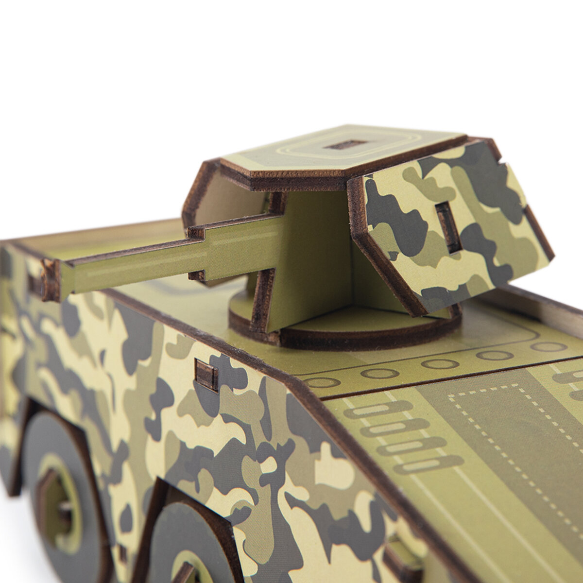 Пазлы 3D "REZARK" ST0395 Серия "Военная техника" 28 элемент. Бронетранспортер