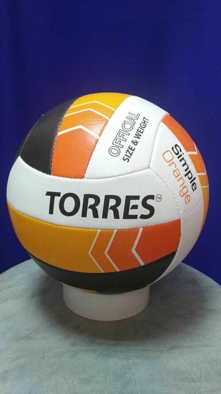 Для волейбола Мяч волейбольный TORRES оранжевый