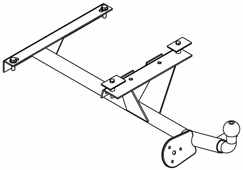Фаркоп на ВАЗ 2113,2114 (без электрики, паспорт/сертификат в комплекте) Автос. VAZ-13