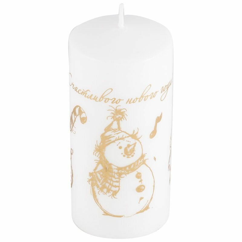 Свеча Deco Christmas 56х120. Новогодняя.