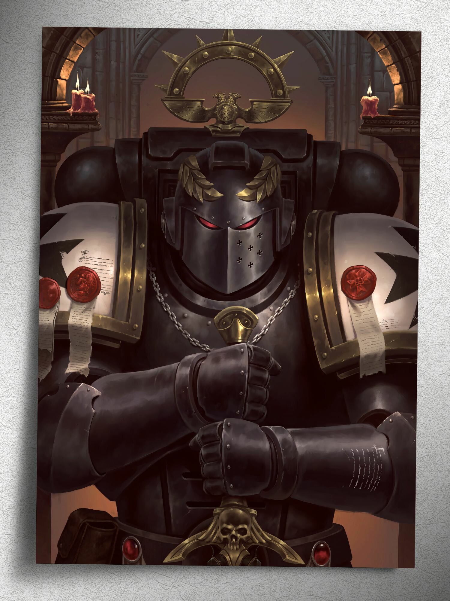 Постер: Путь Черного Храмовника (Вархаммер 40000, Warhammer)