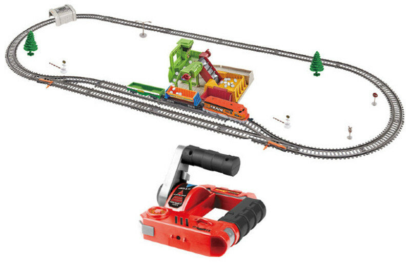 Радиоуправляемая железная дорога BSQ BSQ-2281, со станцией для загрузки камня