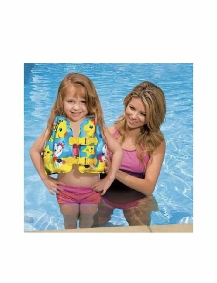 Жилет для плавания Intex. 3-5 лет. 41/30 см.