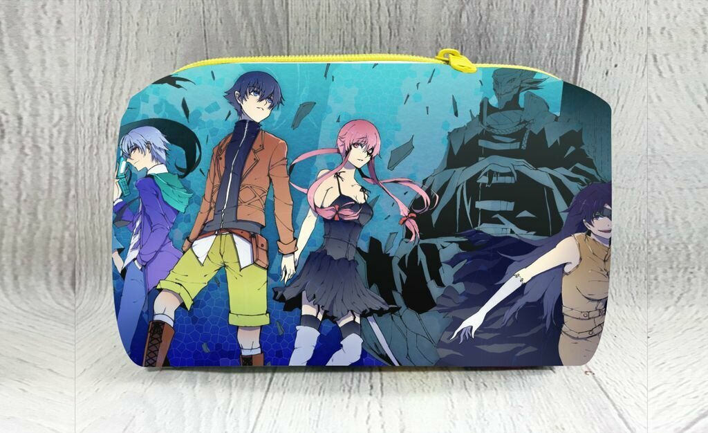 Пенал мягкий горизонтальный The Future Diary, Дневник будущего №4