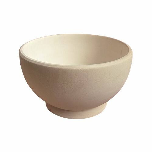 Чашка-пиала Хохлома-магазин. рф, деревянная заготовка, ручная работа, 60x120мм, липа